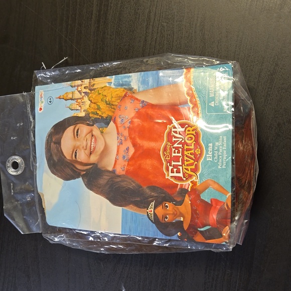 Disney | Costumes | Disney Child Elena Of Avalor Costume Wig New Latina ...